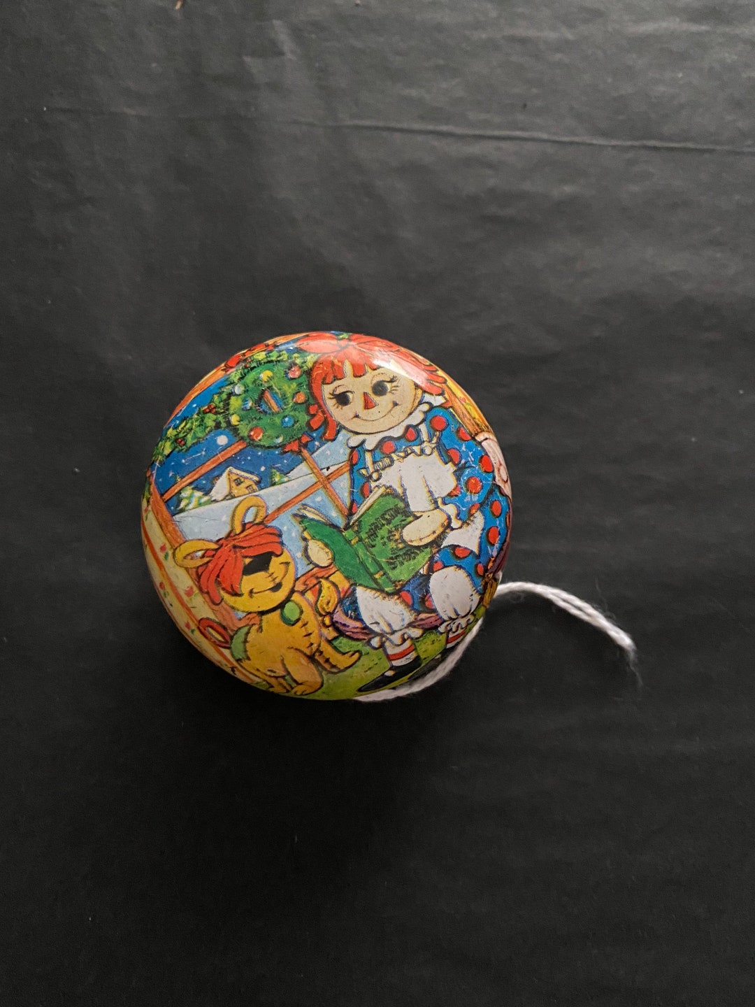 1980 Raggedy and and Andy 10 Christmas Yo-yo the Bobbs Merrill Company ...
