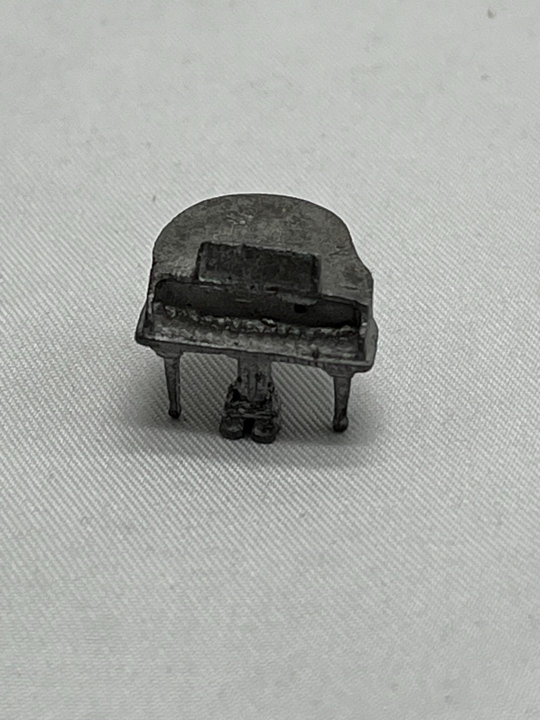 Miniature Pewter Grand Piano. - Etsy
