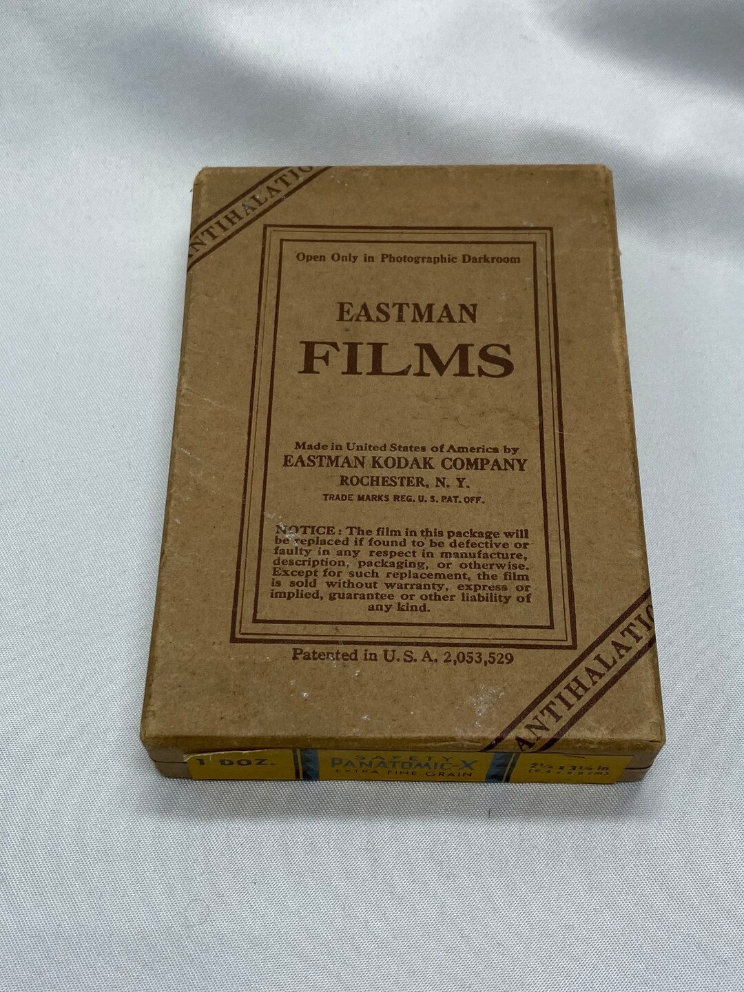 Vintage Eastman Films 1933 Through 1942 Unopened Box. Eastman Kodak ...