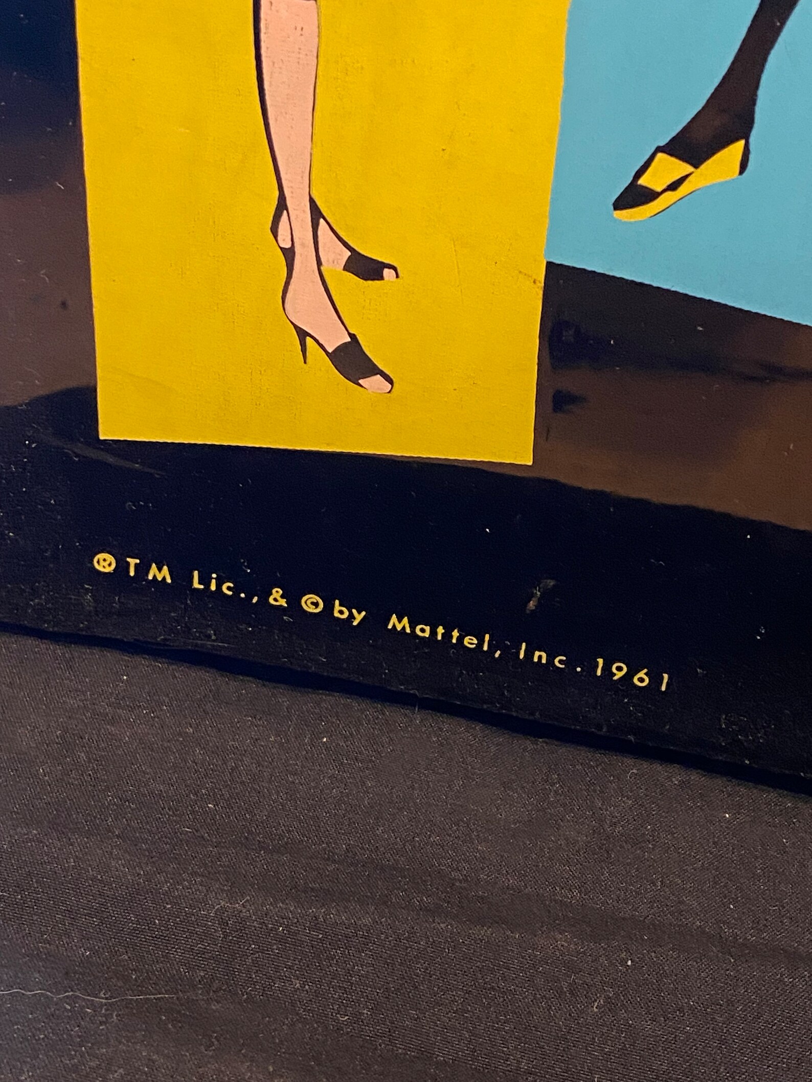 Barbie Doll Case by Mattel 1961 Black Ponytail Barbie Doll Case. - Etsy