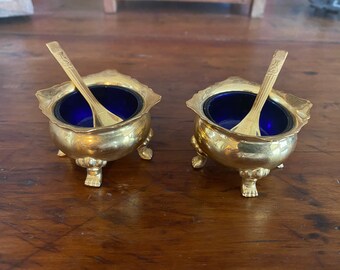 Cobalt Blue Salt Cellars | Etsy