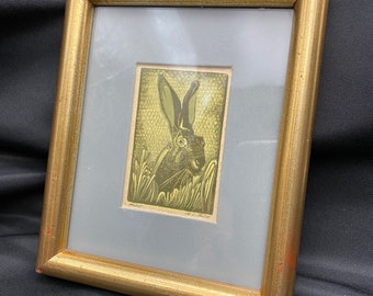 Rabbit Etching - Etsy