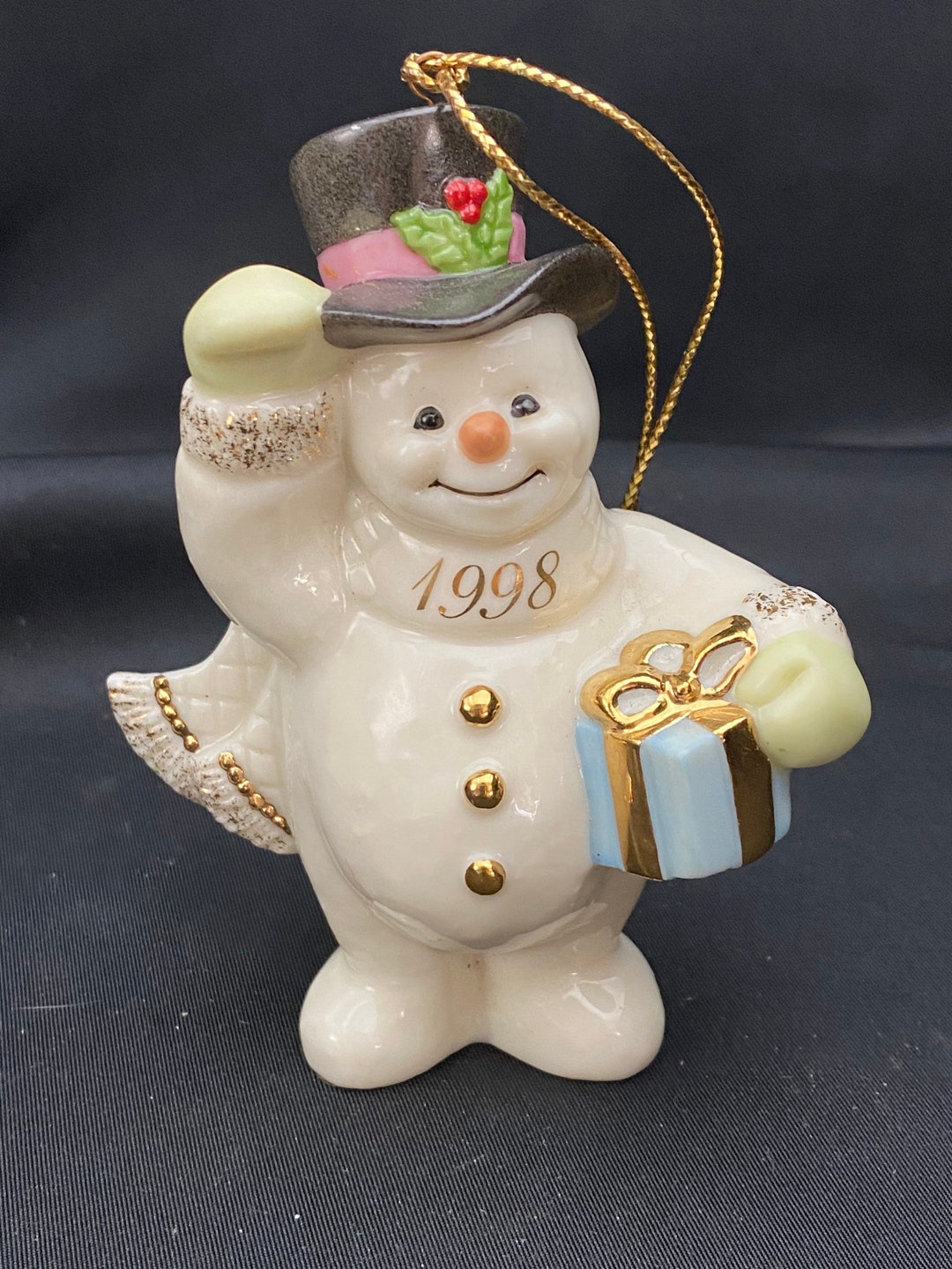 Lenox Vintage 1998 Frosty the Snowman Annual Porcelain Snowman ...