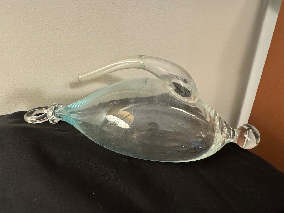 Vintage Hand Blown Glass Water Barometer SKRUF Sweden 1980’s - Etsy