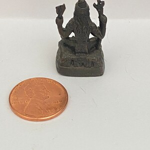 Miniature Bronze and Brass Lord Shiva Statue Indian Art. - Etsy