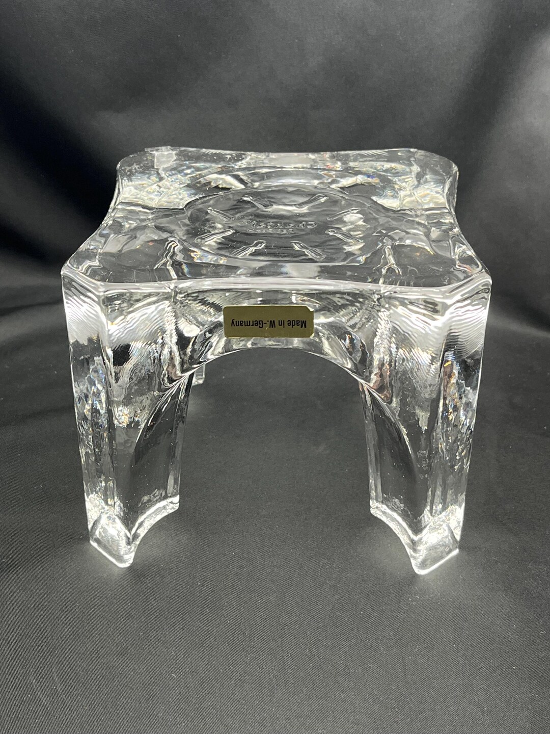 Chantal Food Warming Stand Clear Ice Trivet. - Etsy