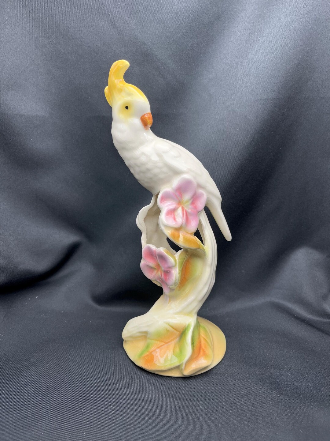 California Pottery Parrot Bird Figurine Vase. - Etsy