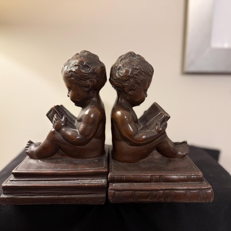 Cherub Bookends - Etsy