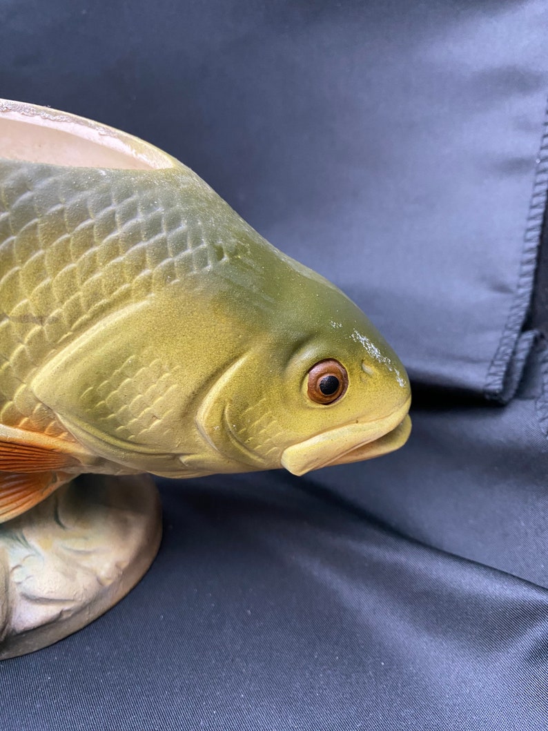Vintage Perch Fish Planter/flower Pot. - Etsy