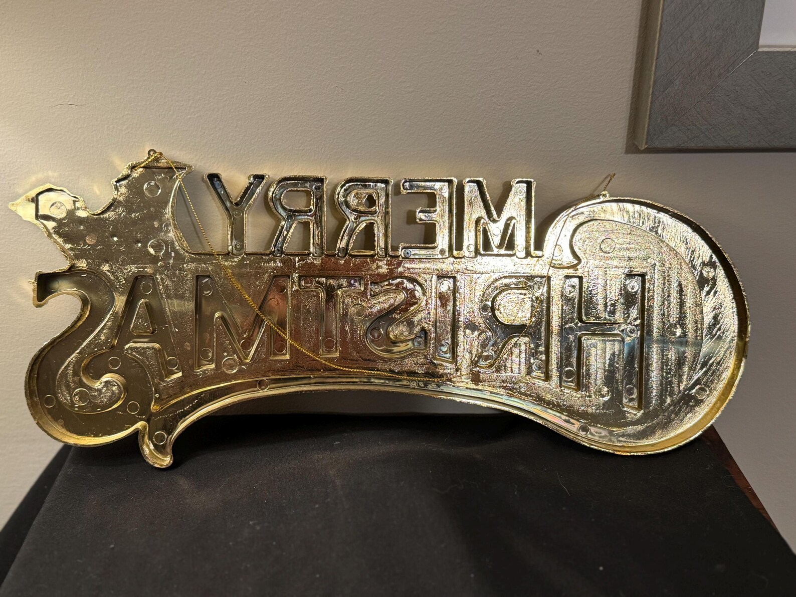 Merry Christmas Sign Home Restaurant Vintage Holiday Wall Decoration - Etsy