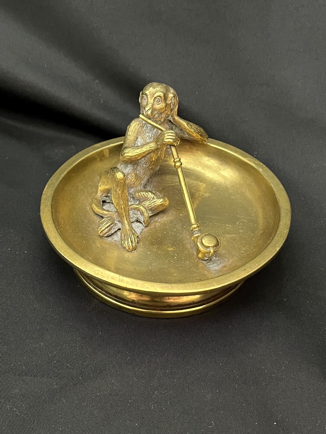 Antique Brass Monkey Ashtray 1900s. - Etsy