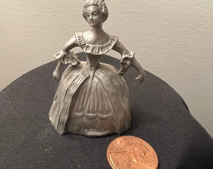 Miniature Pewter Victorian Princess Figurine by Ted 1975 - Etsy