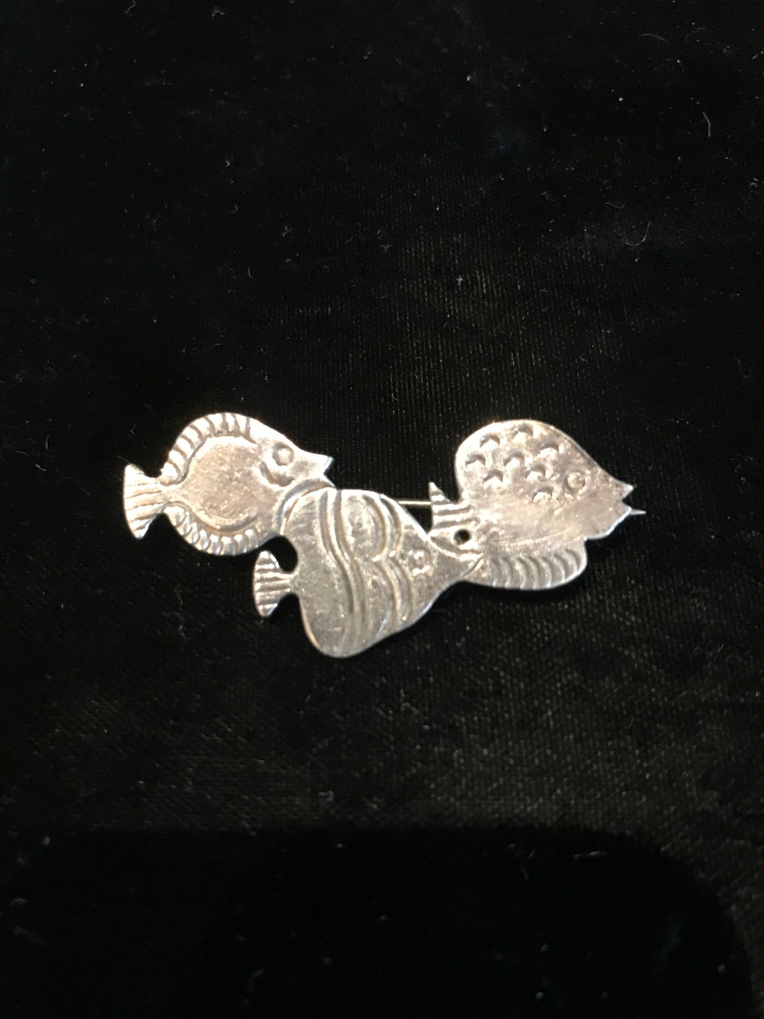 Vintage Sterling Silver Fish Pin Marked TM/79 925. - Etsy