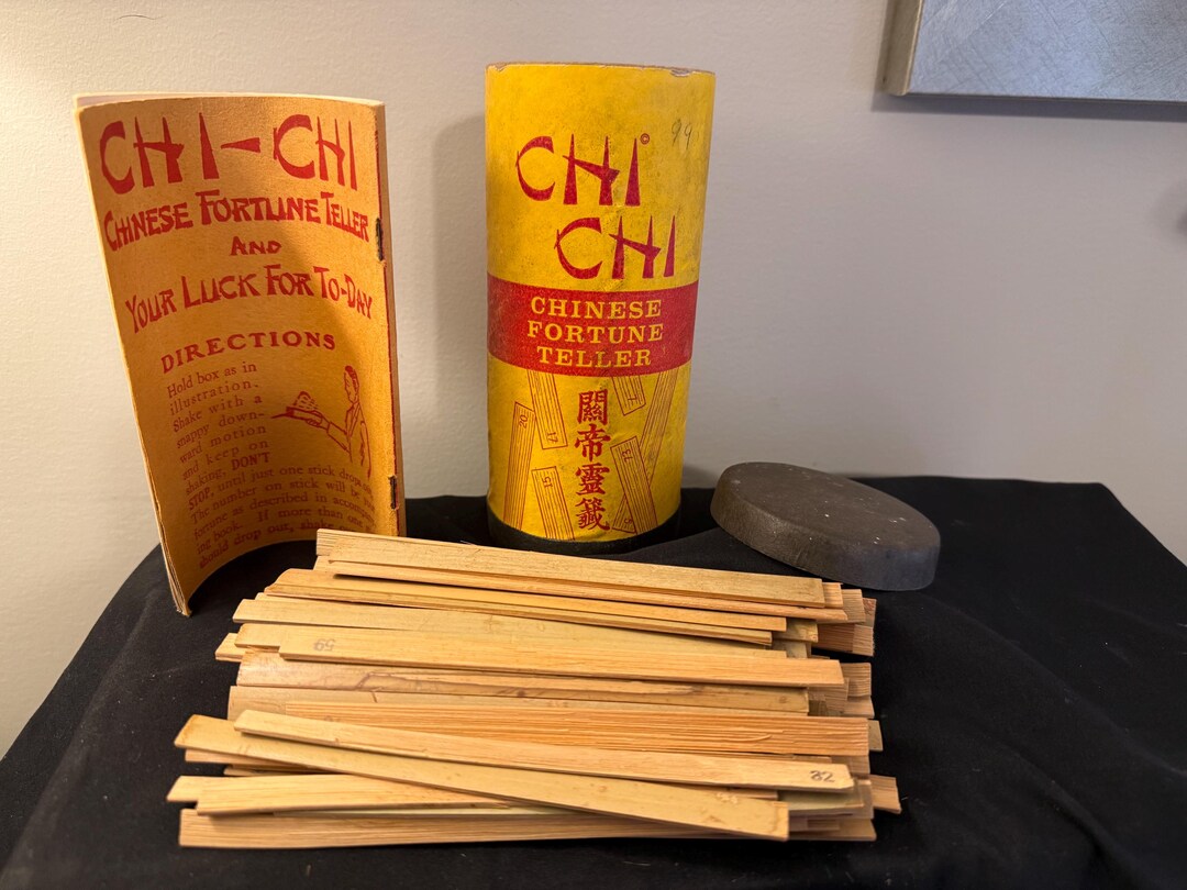 Antique Chi Chi Chinese Fortune Teller Sticks San Francisco - Etsy