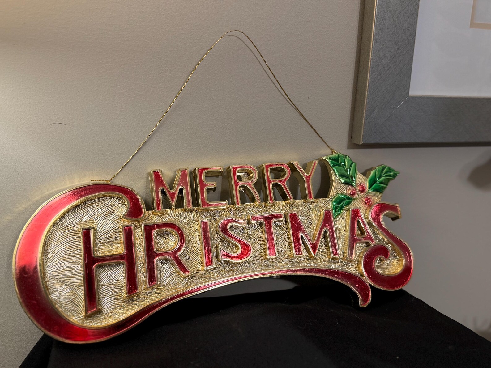 Merry Christmas Sign Home Restaurant Vintage Holiday Wall Decoration - Etsy