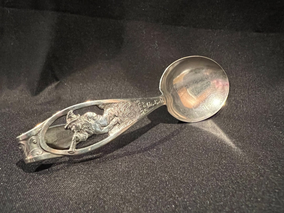 Antique Sterling Silver Little Boy Blue Nursery Rhyme Baby Spoon - Etsy