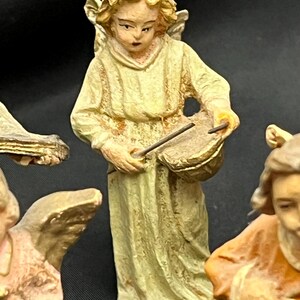 Five Vintage Paper Mâché Musical Angels. - Etsy
