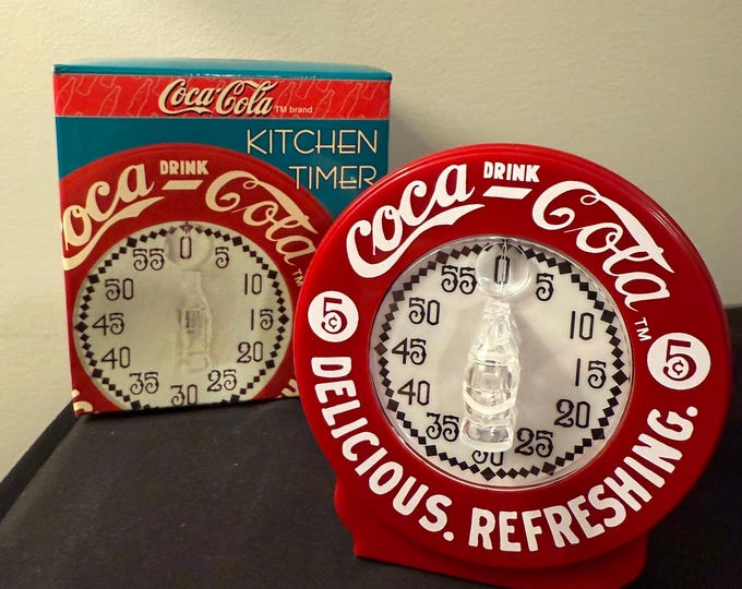 Vintage New in Box Coca Cola Kitchen Timer - Etsy