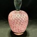 Beautiful Pink and White Fish Scale Design Art Glass Perfume - Etsy