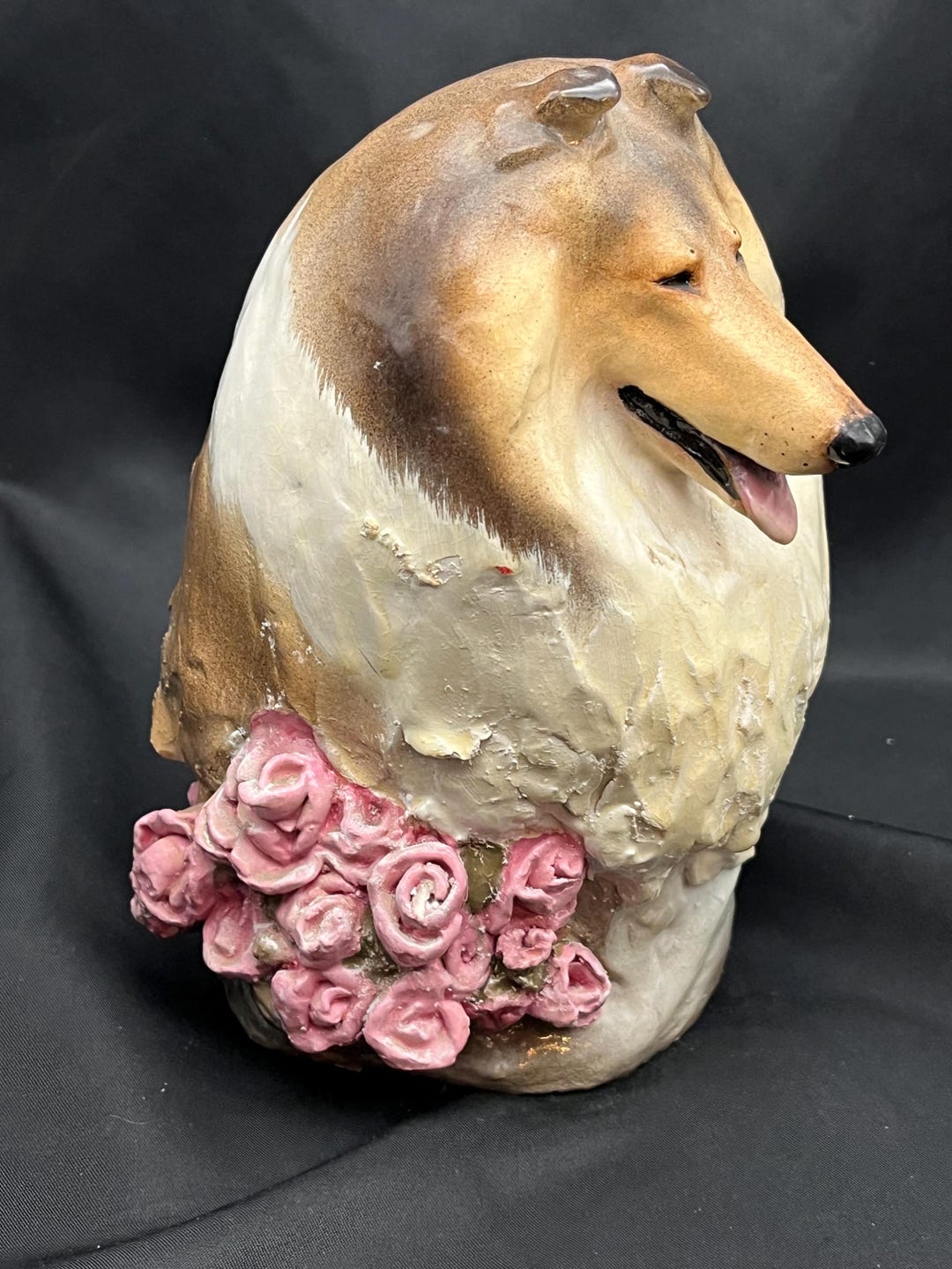 Unforgettable Collie Dog Bust by Ron Hevener . - Etsy