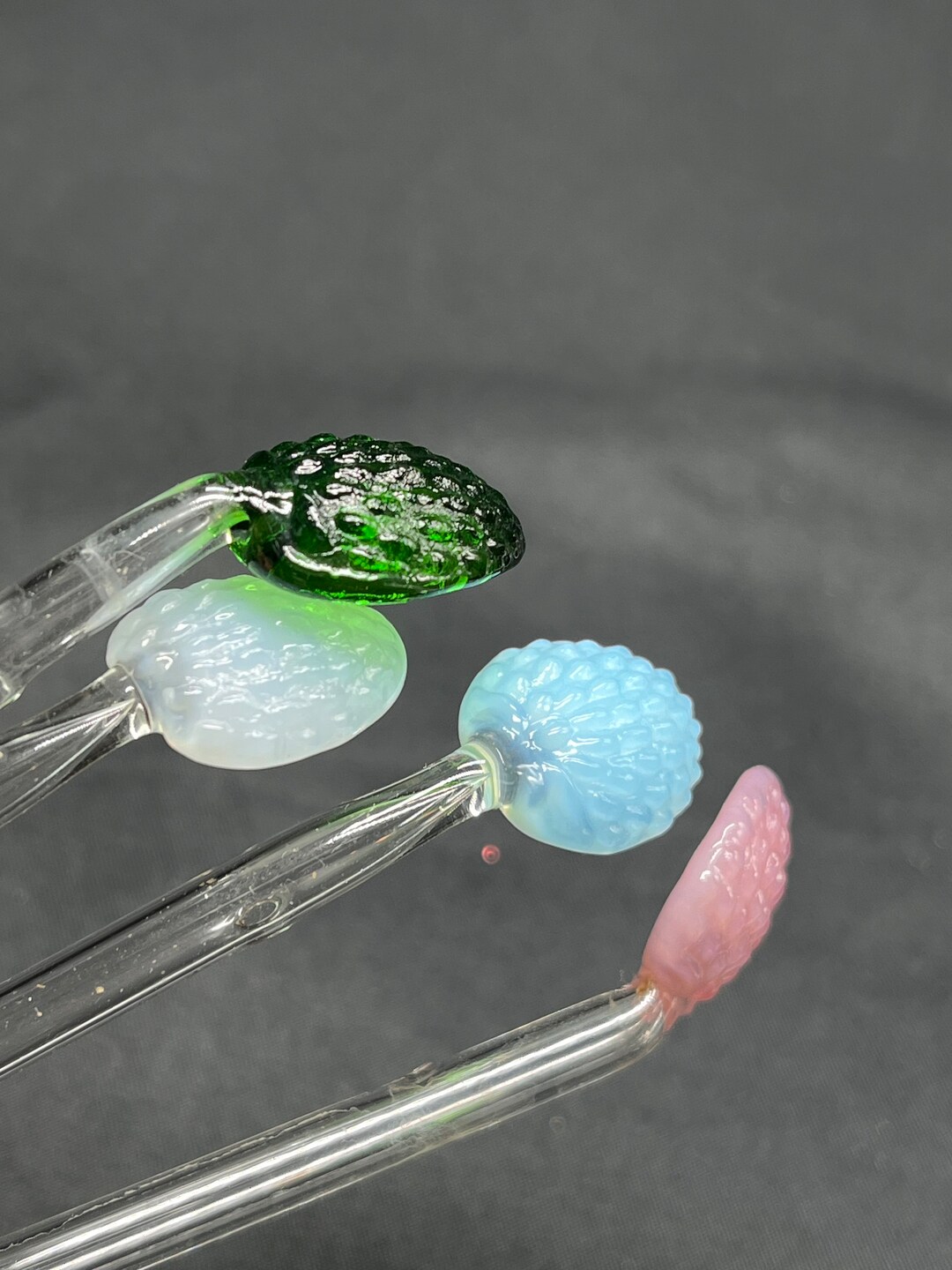 Vintage Glass Swizzle Sticks Spoon Straws. - Etsy