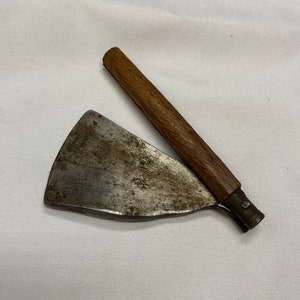 Antique Primitive Wood and Metal Straight Razor. - Etsy