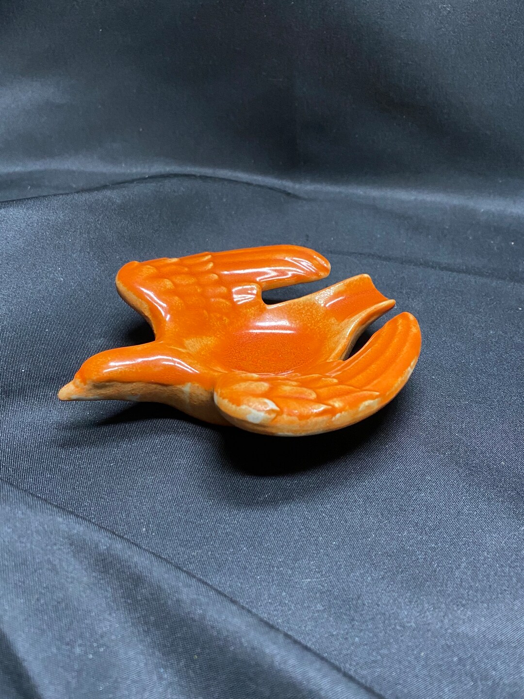 1960s Orange Nostalgia Bird Dish/ashtray /trinket Tray. - Etsy