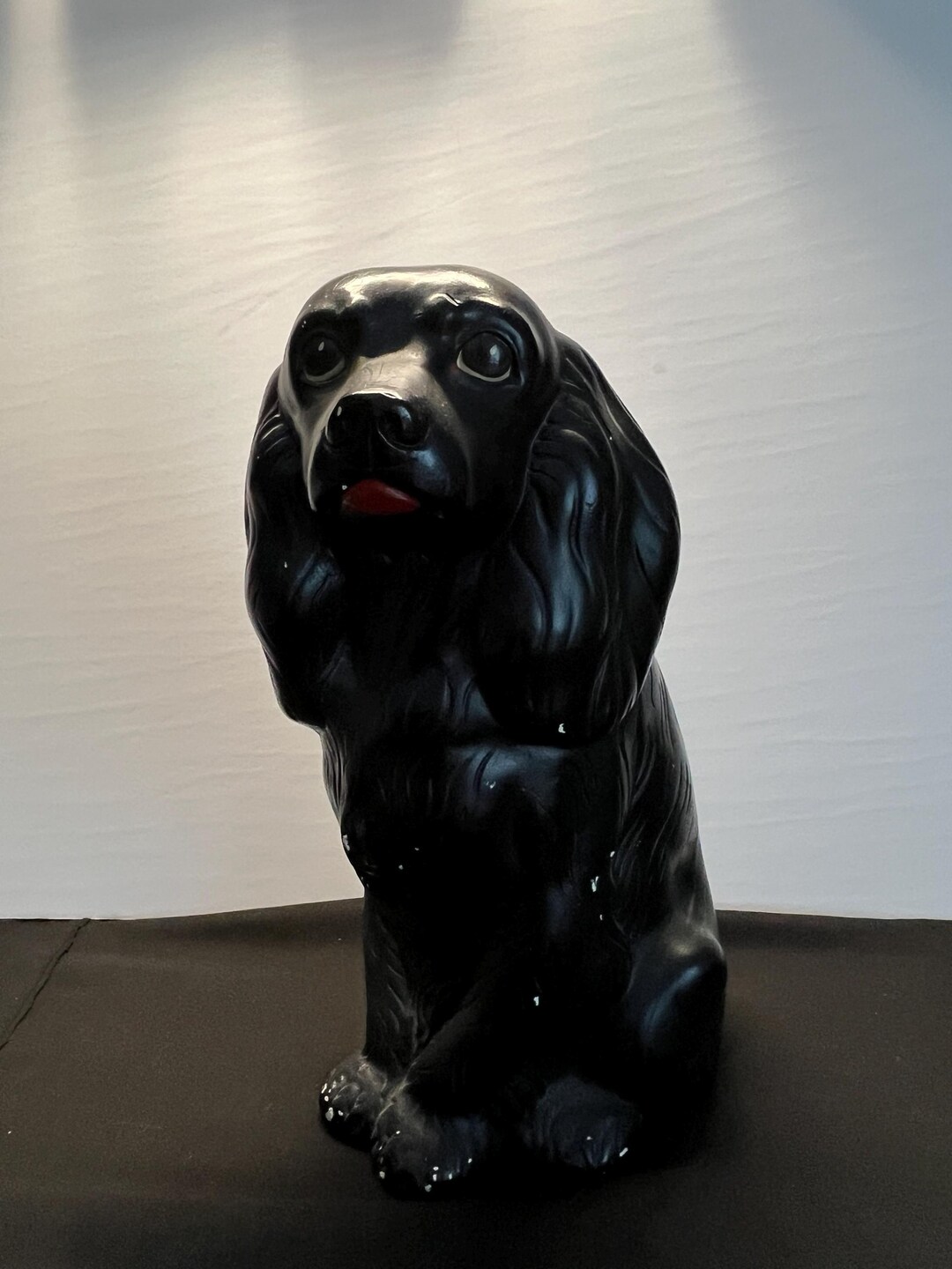 Vintage Chalkware Cocker Spaniel Dog Bank Figurine. - Etsy