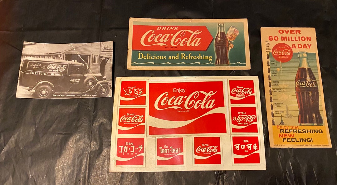 Vintage Coca-cola Paper Lot. - Etsy