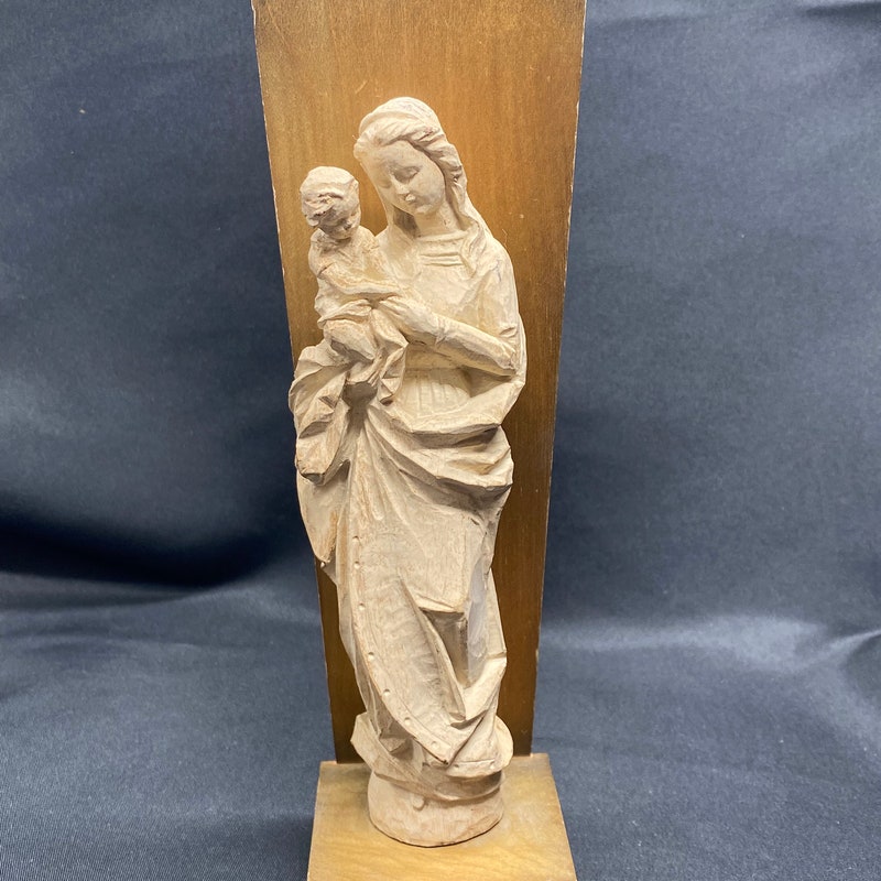 Wood Carved Statue - Etsy