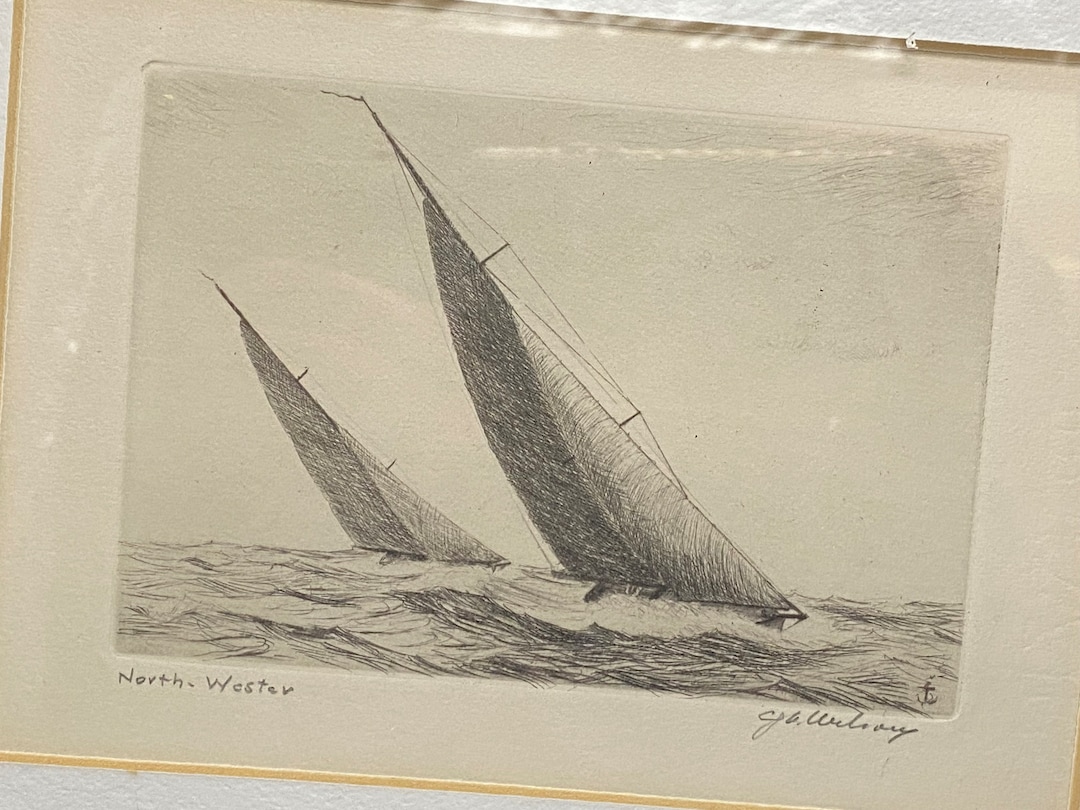 Vintage Charles J. A. Wilson Signed Nauticaletching. - Etsy