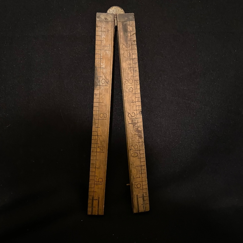 Vintage Wooden Ruler - Etsy