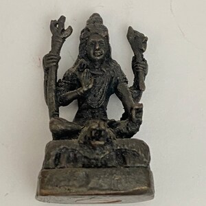 Miniature Bronze and Brass Lord Shiva Statue Indian Art. - Etsy