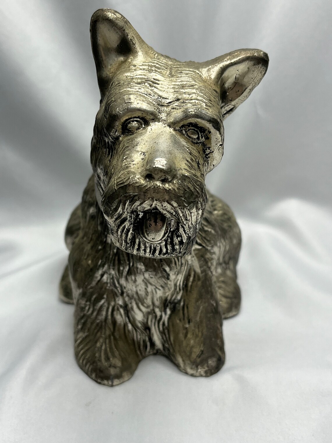 Vintage Silver Colored Metal Scotty Dog Coin Bank - Etsy