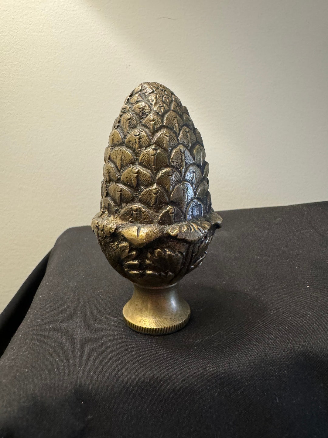 Vintage Heavy Cast Brass Acorn Finial Decor - Etsy
