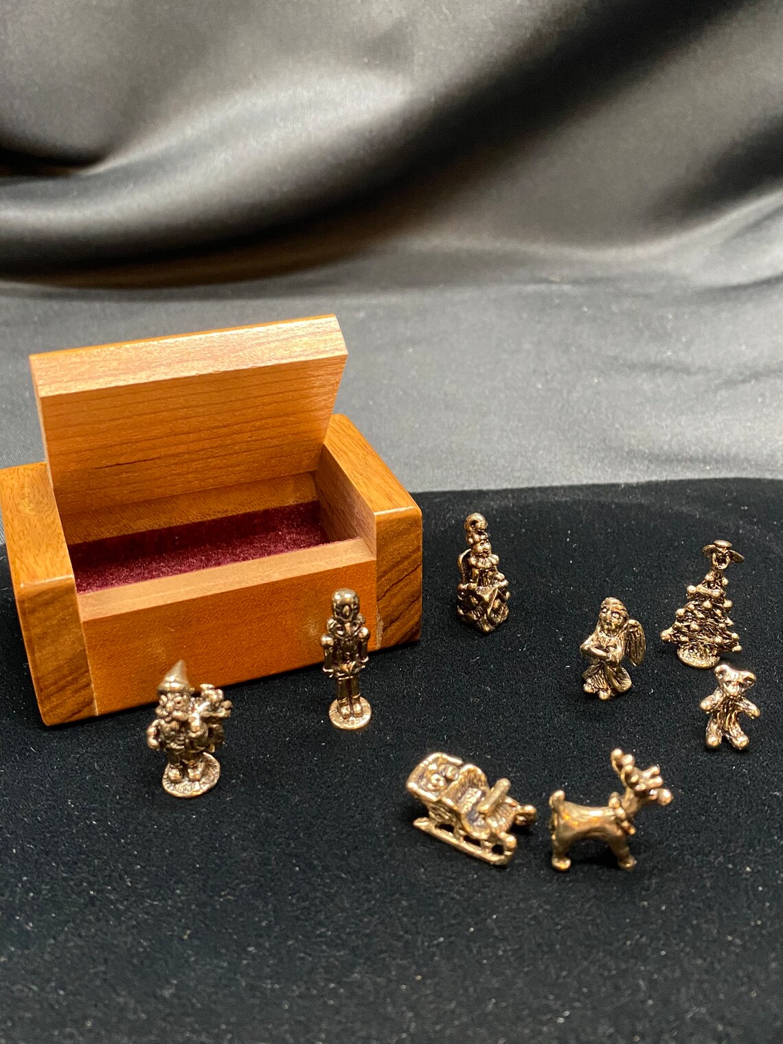 Dan Riccio Miniatures eight Christmas Miniature Sculpture - Etsy