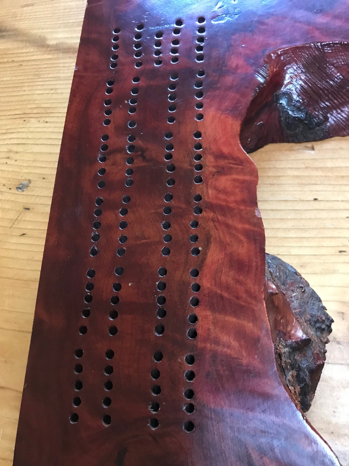 Cribbage Board California Red Wood Souvenir Cribbage Board - Etsy