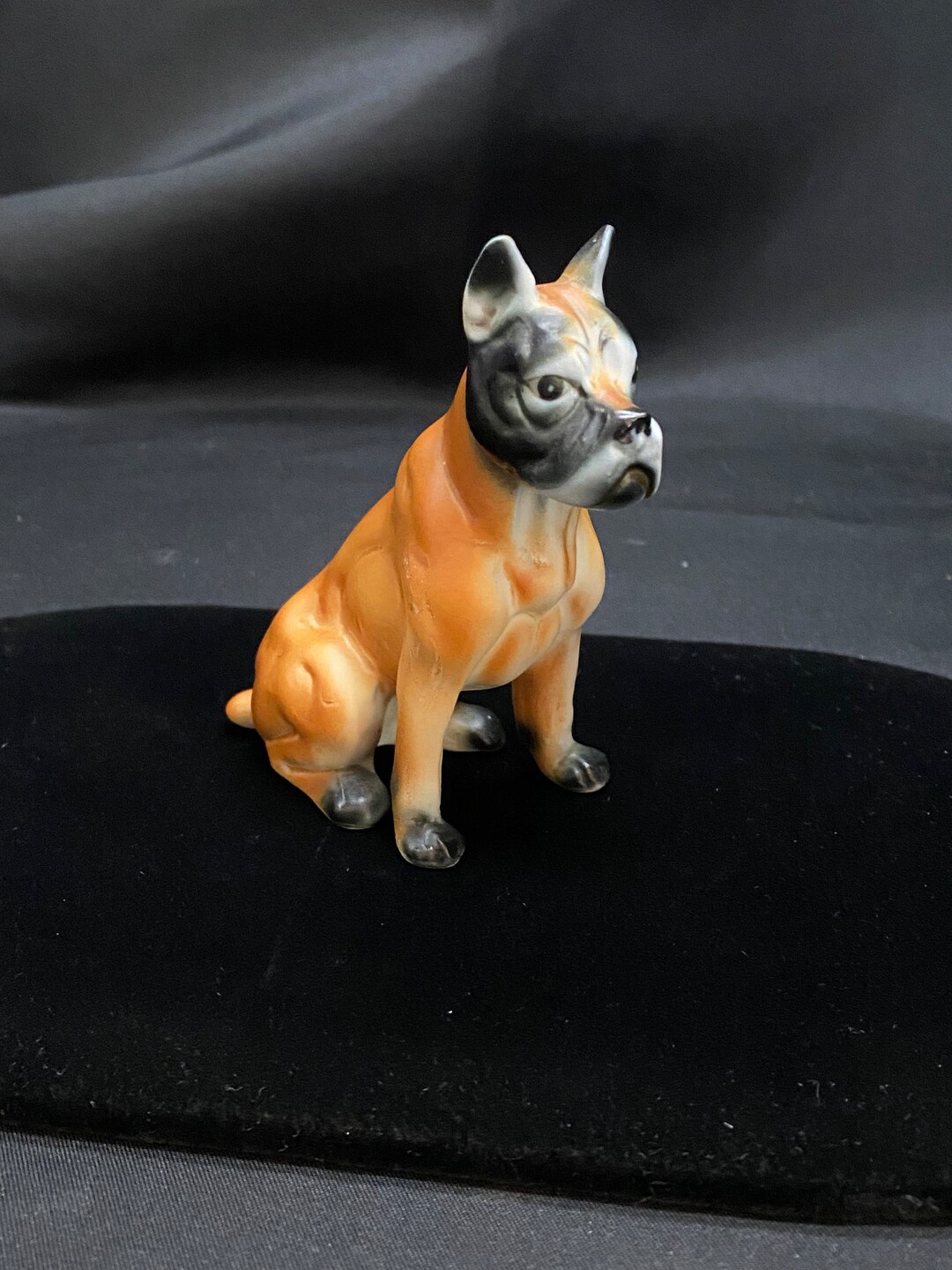 Vintage Porcelain Boxer Dog Figurine. - Etsy