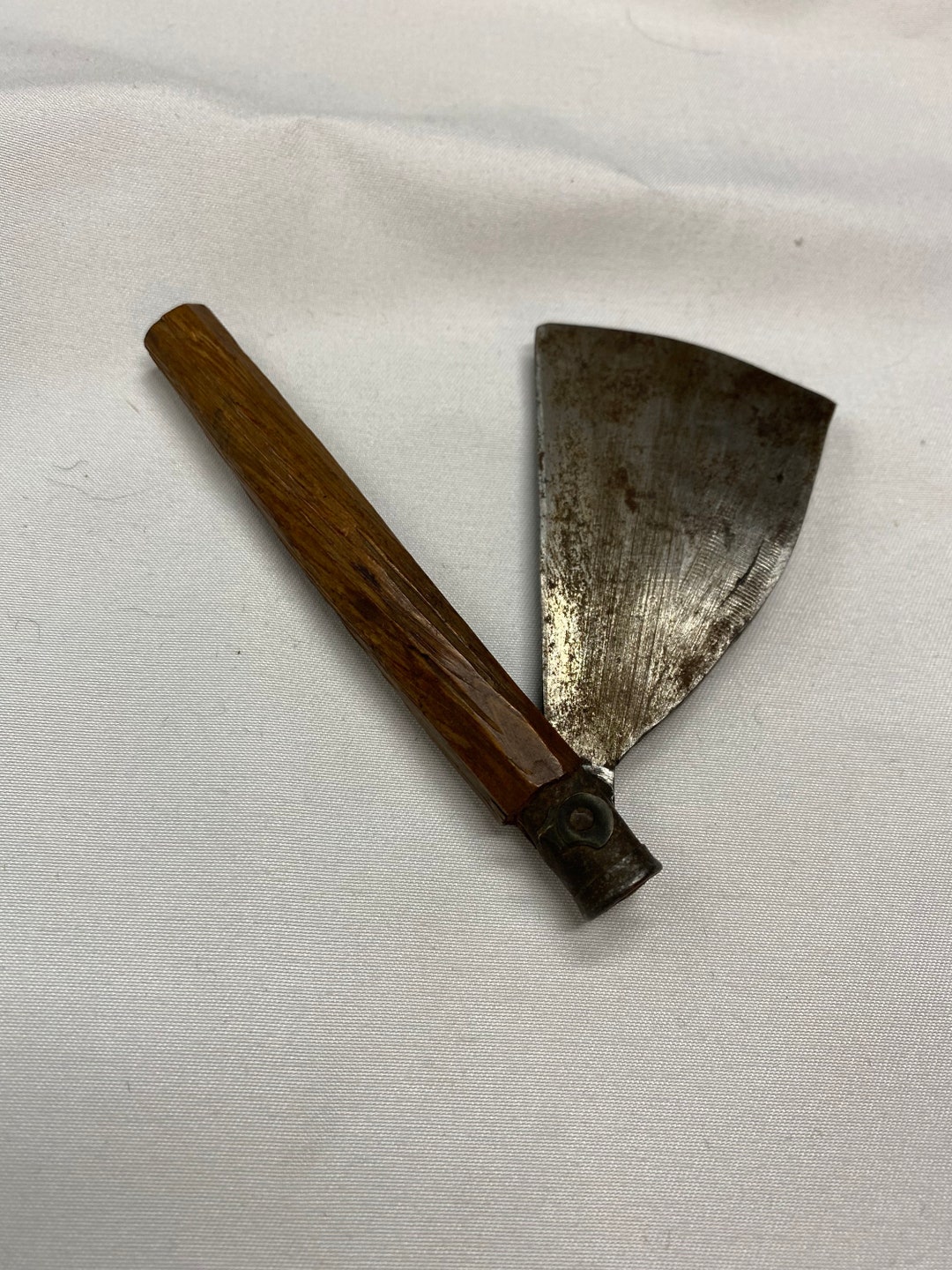 Antique Primitive Wood and Metal Straight Razor. - Etsy