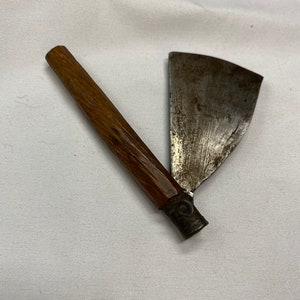 Antique Primitive Wood and Metal Straight Razor. - Etsy