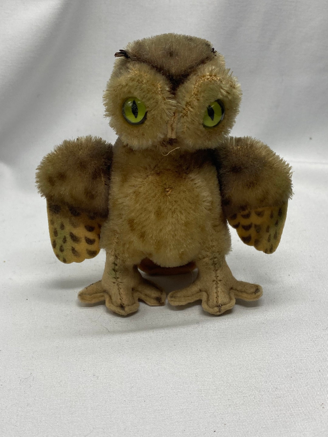 Vintage German Steiff Owl. - Etsy