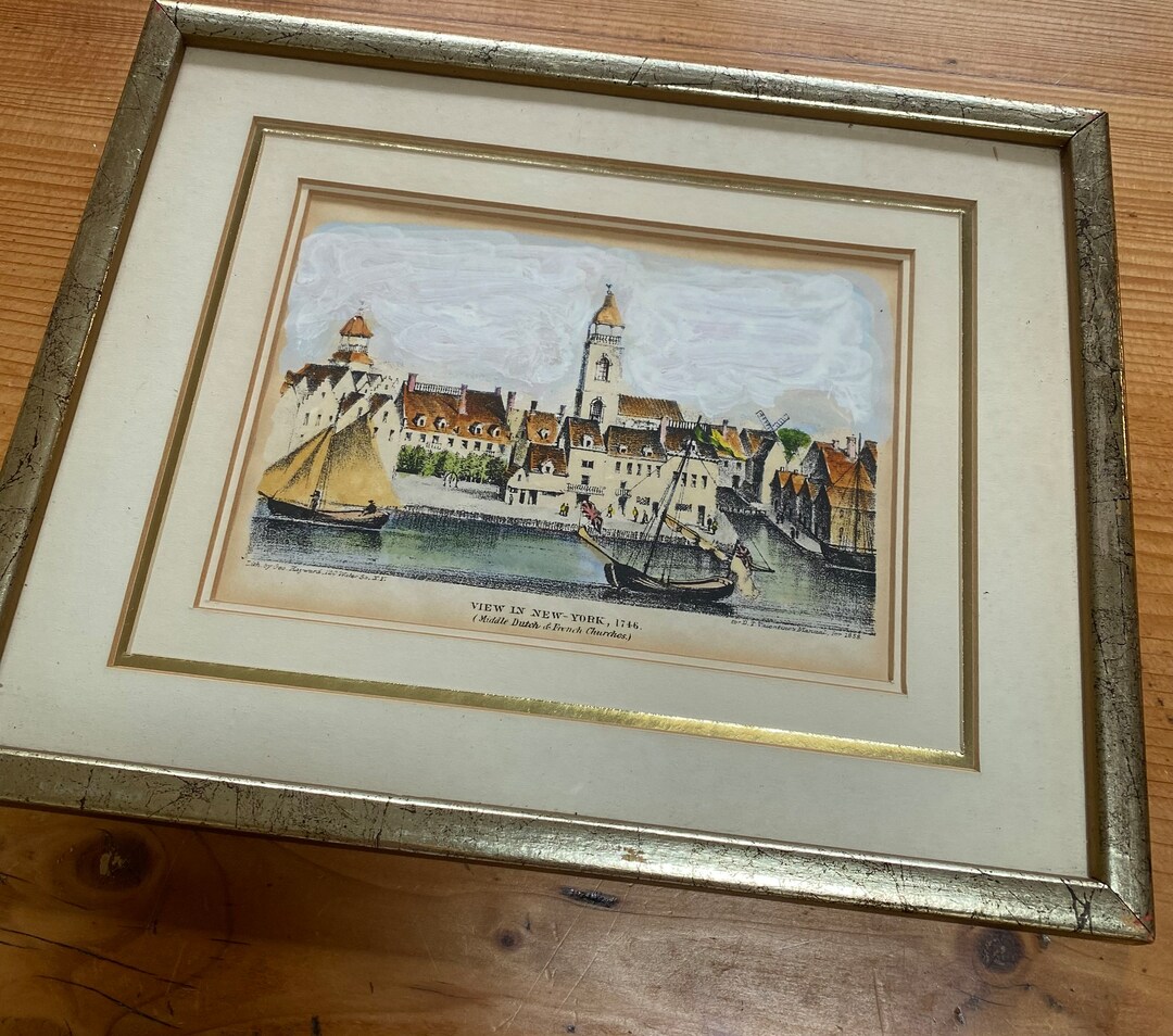 Hand Colored Lithograph From the Original Engraving of 1858.view in New ...