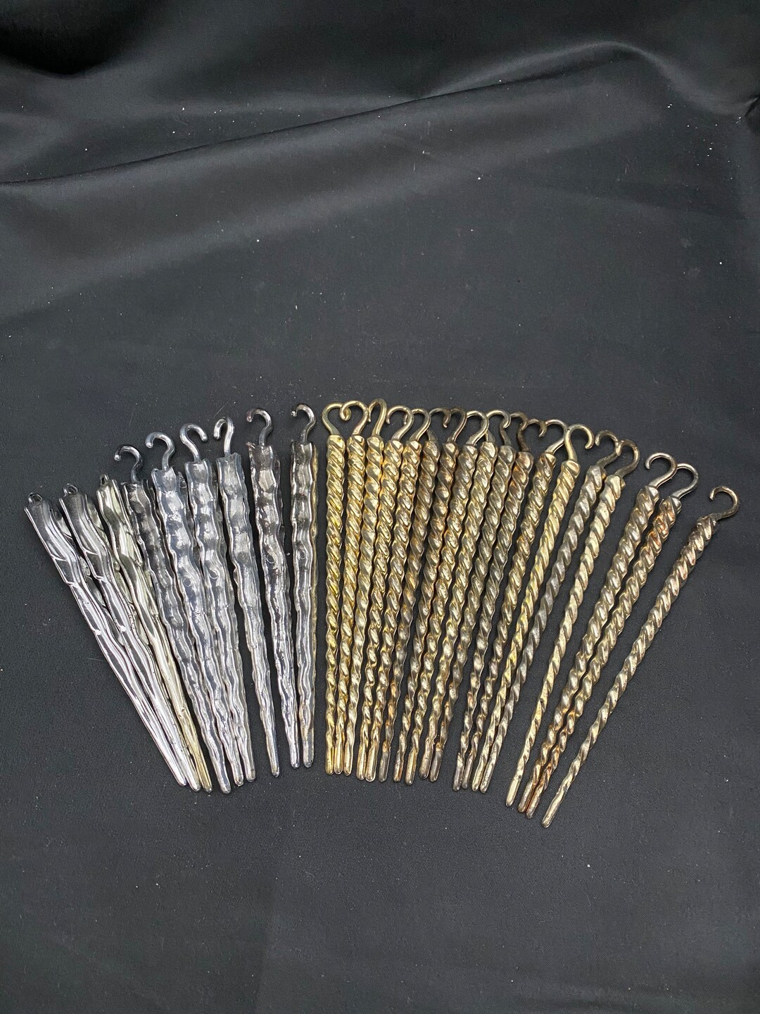 26 Vintage, Silver and Gold Plastic Christmas Tree Icicles. - Etsy