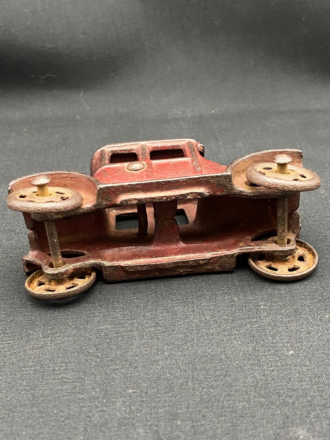 Toy Cast Iron Red Model T Ford Coupe by Hubly. | Etsy