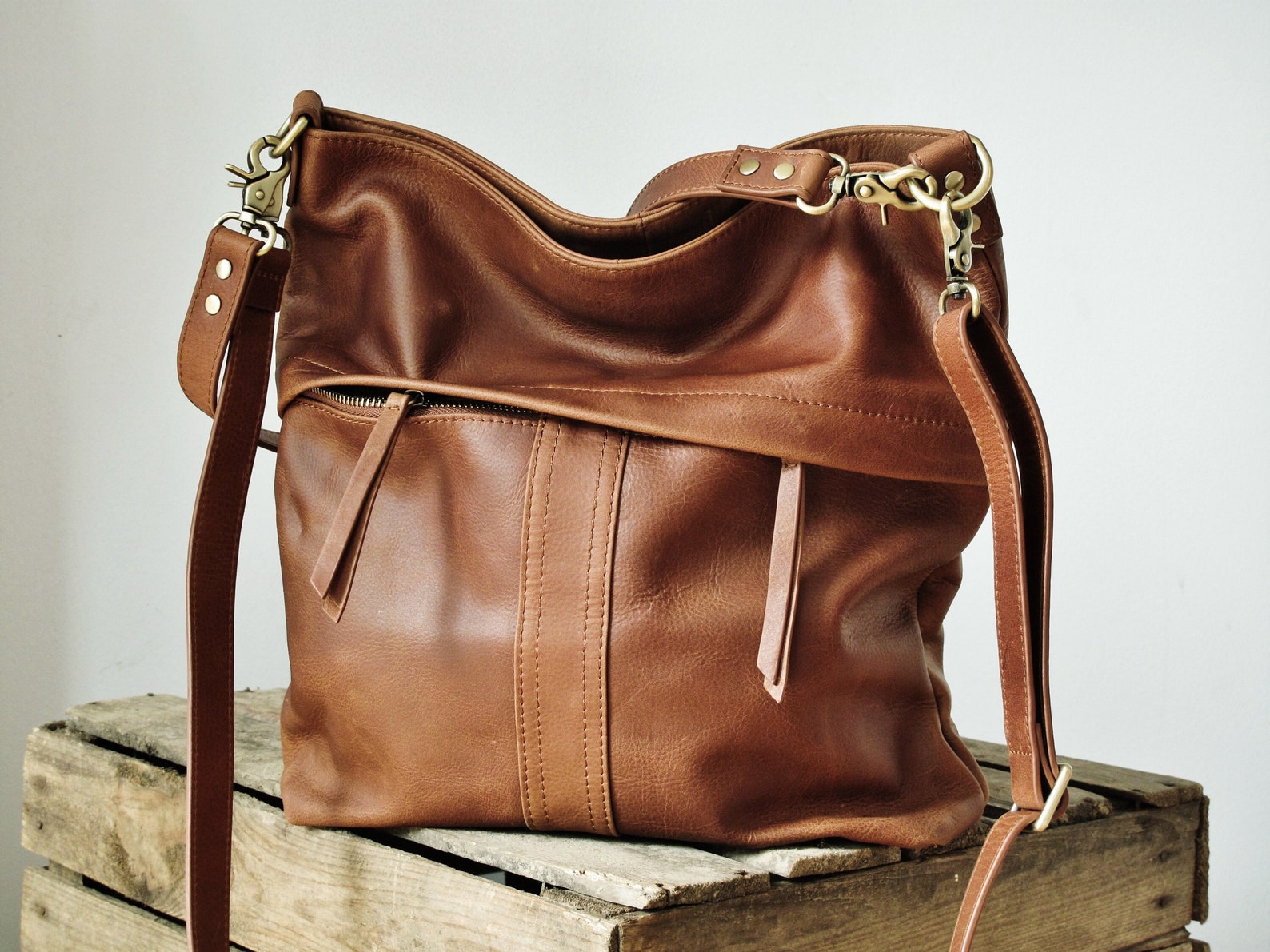 Tan Leather Shoulder Bag Crossbody Purse Tan Handbag - Etsy