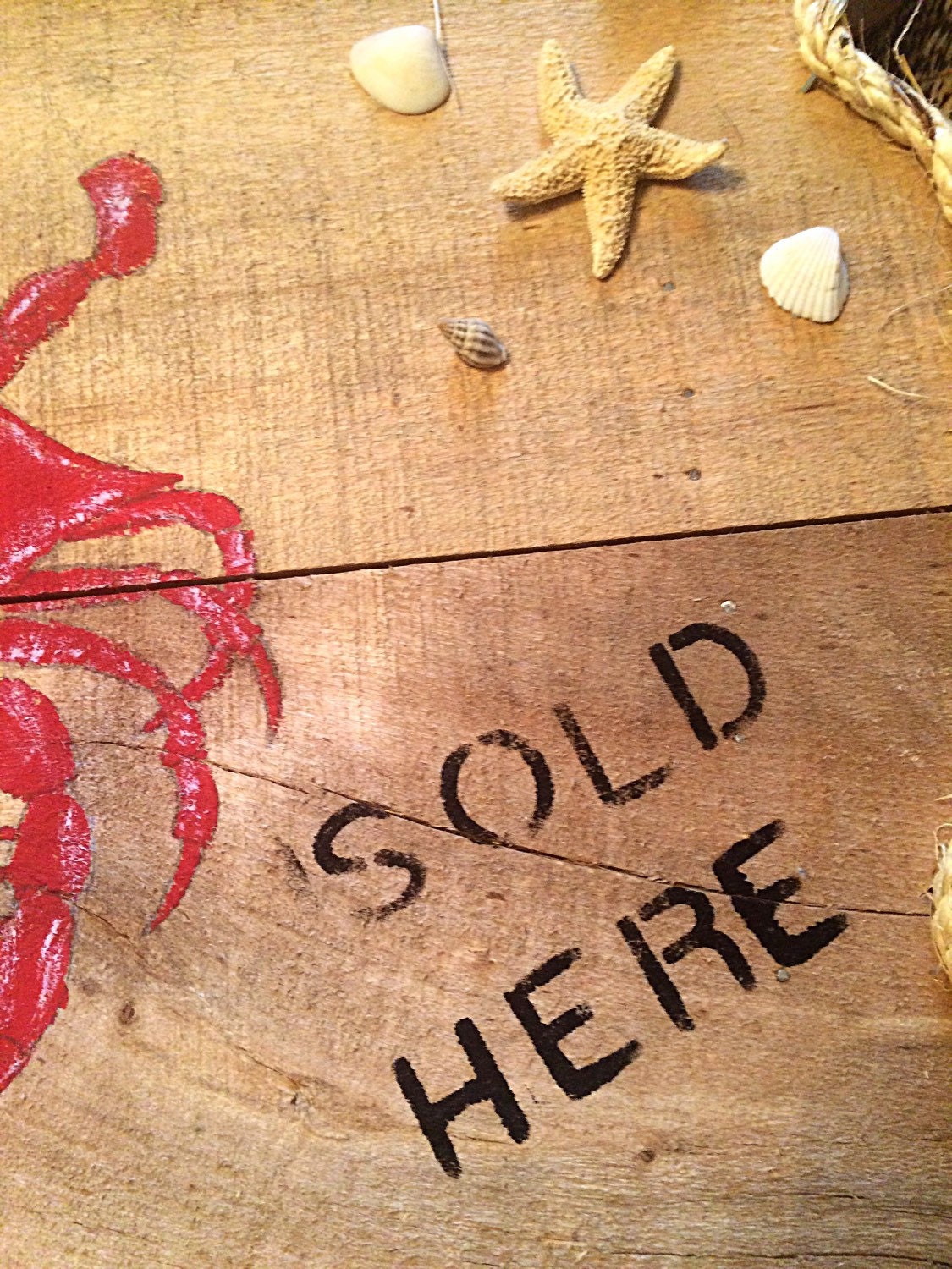 Crab Sign - Beach Wall Decor - Coastal Wall Decor - Seashore - Ocean - Etsy