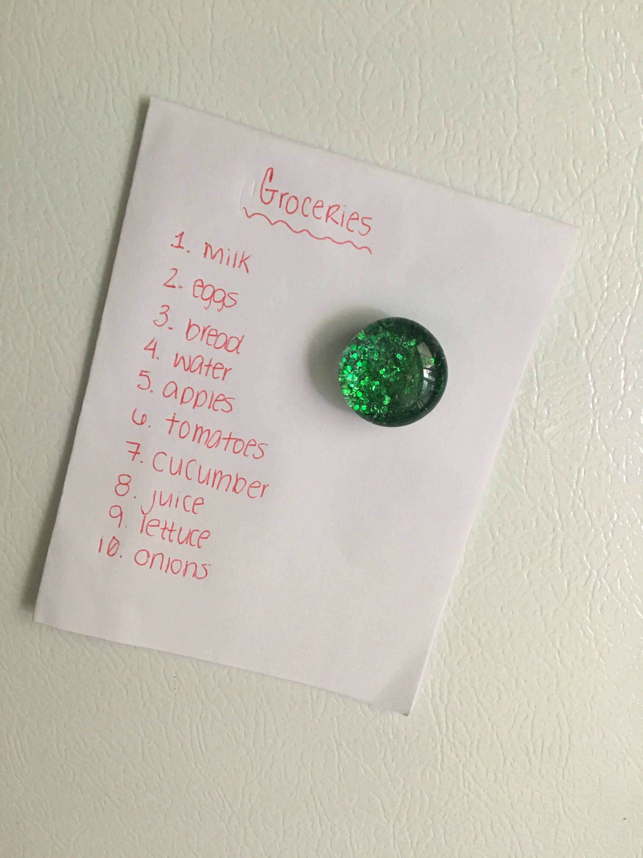 Emerald Green Sparkle Magnets - Green Glitter Magnets - Glittery Office ...
