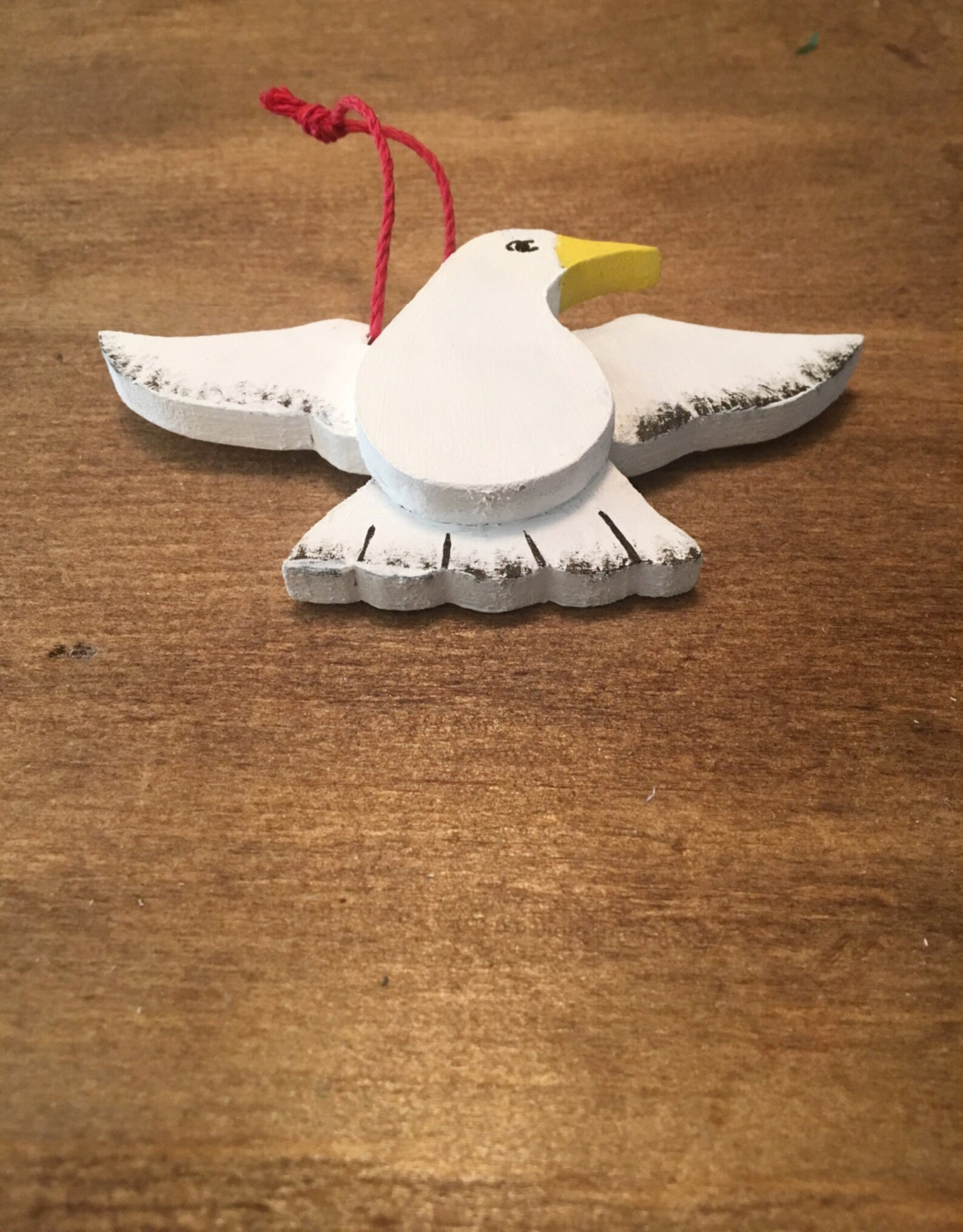 Seagull Ornament, Flying Seagull Ornament, Beach Seagull Christmas ...