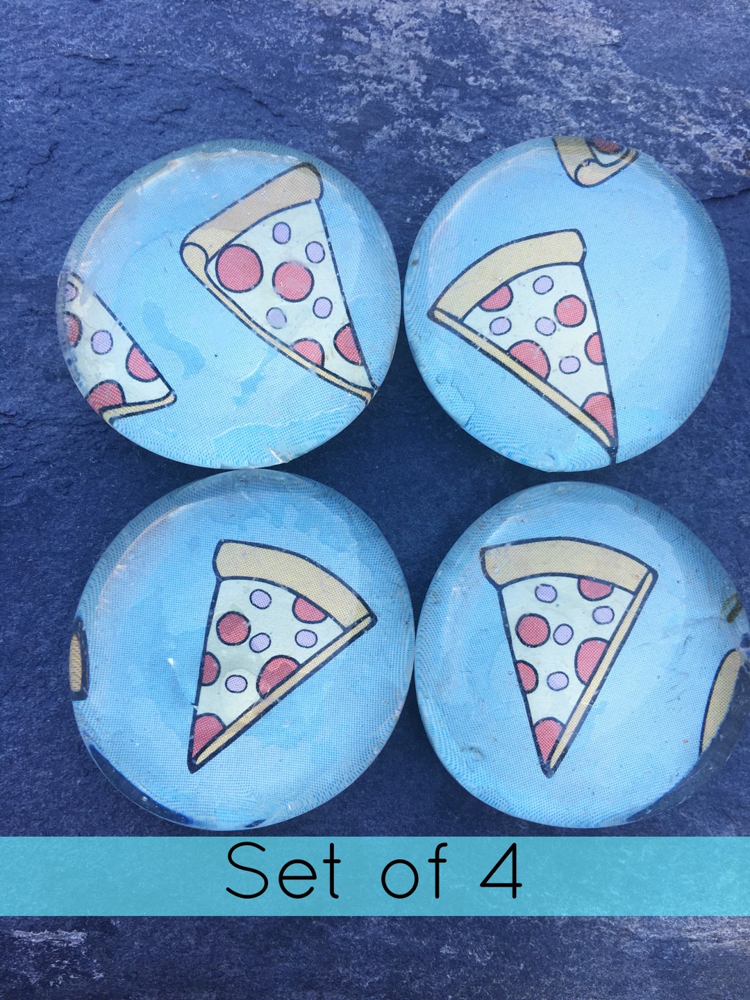 Pizza Slice Magnets, Pizza Lover Gift, Fun Magnets, Kitchen Magnets ...