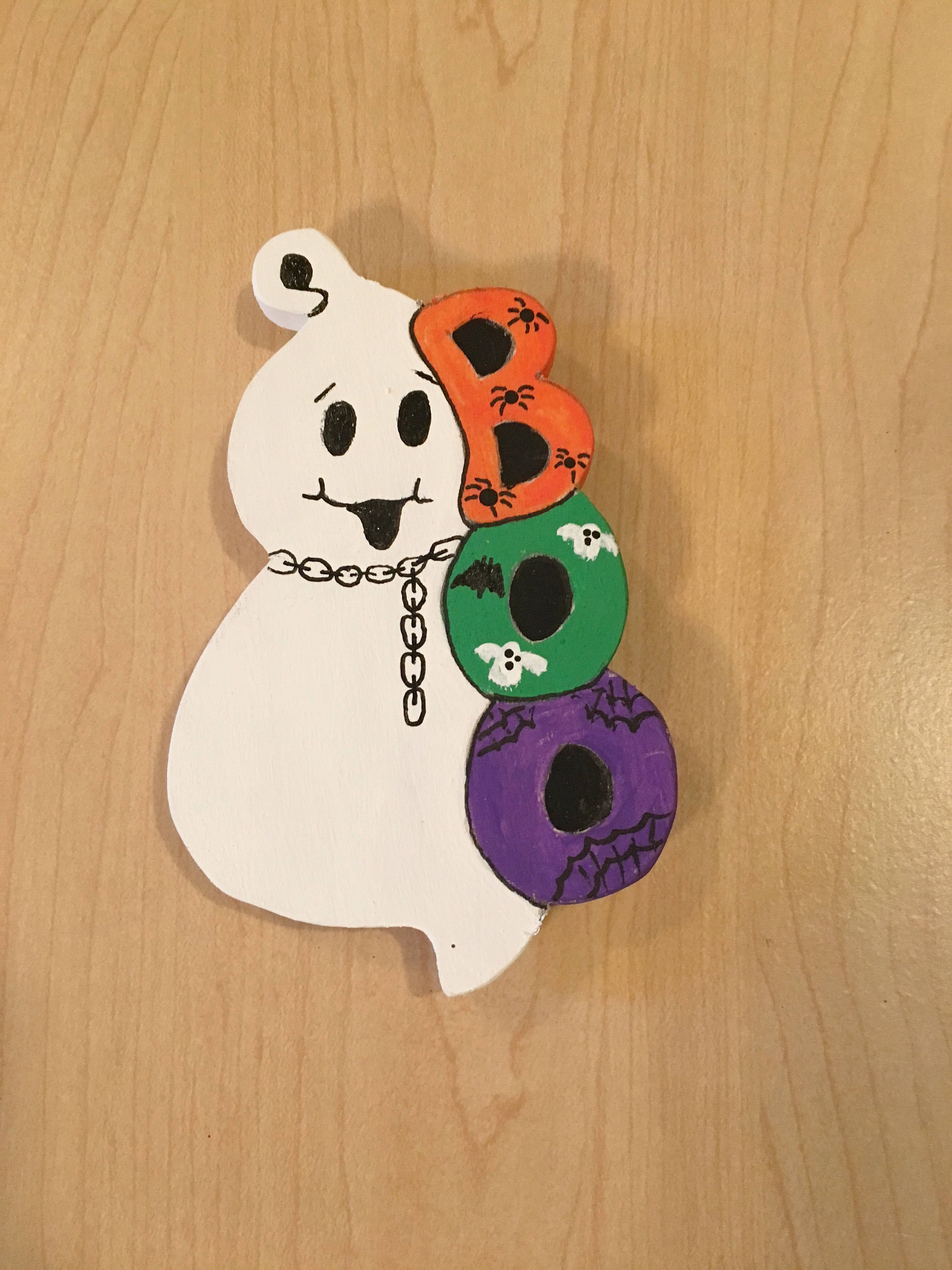 Halloween Boo Magnet - Halloween Ghost Magnet - Ghost Boo - Halloween ...